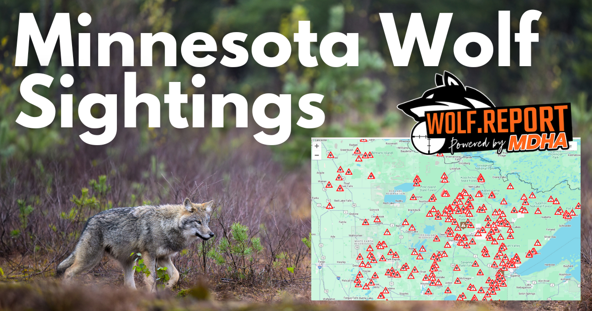 Minnesota Online Wolf Tracker Map